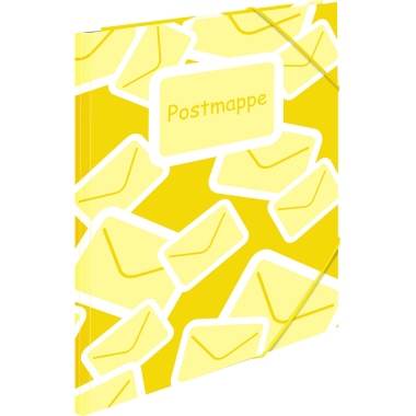 HERMA Postmappe 7129 DIN A4 Gummizug PP gelb Kaufen