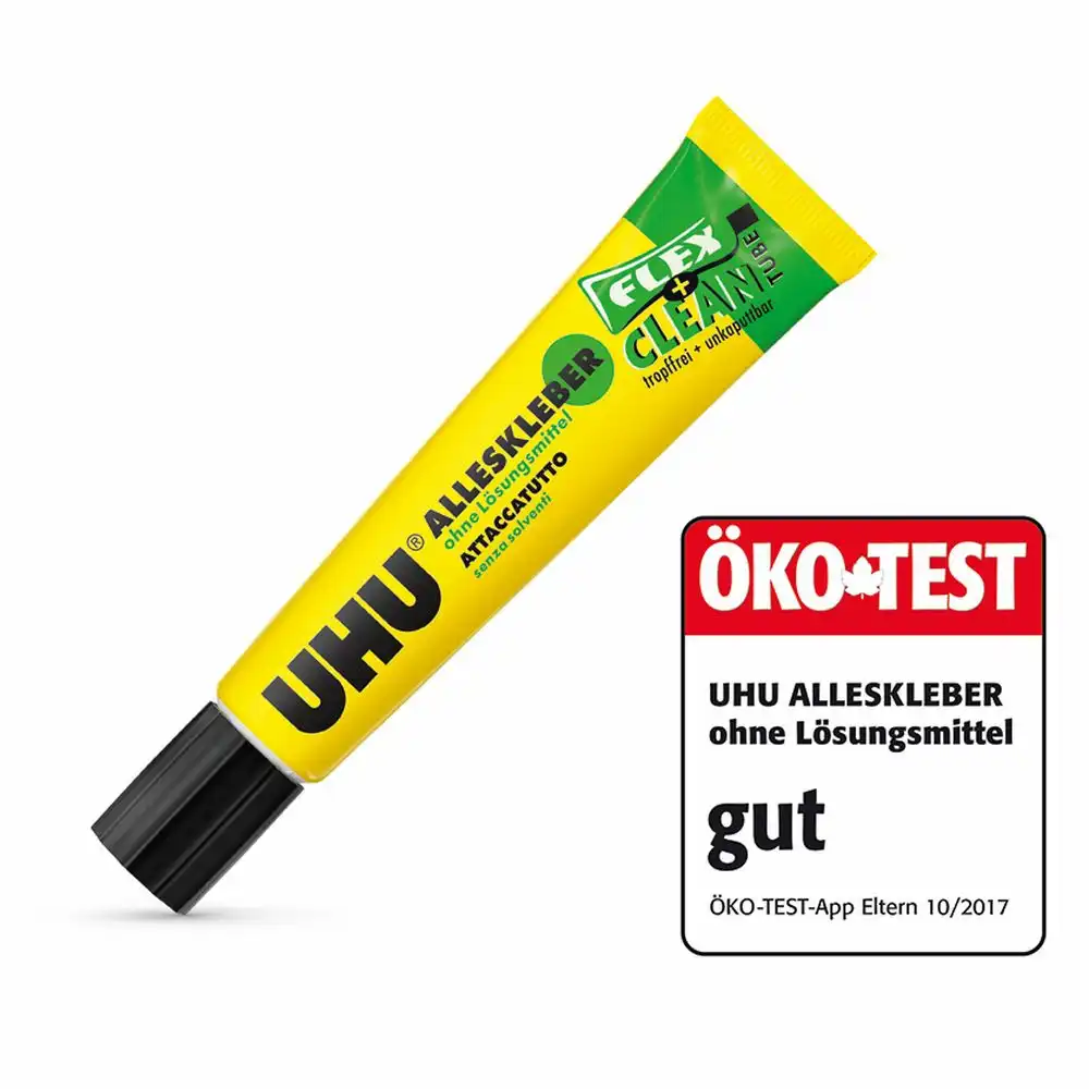 UHU Alleskleber Flex + Clean 20g – Starker Haftkleber ohne Lösungsmittel